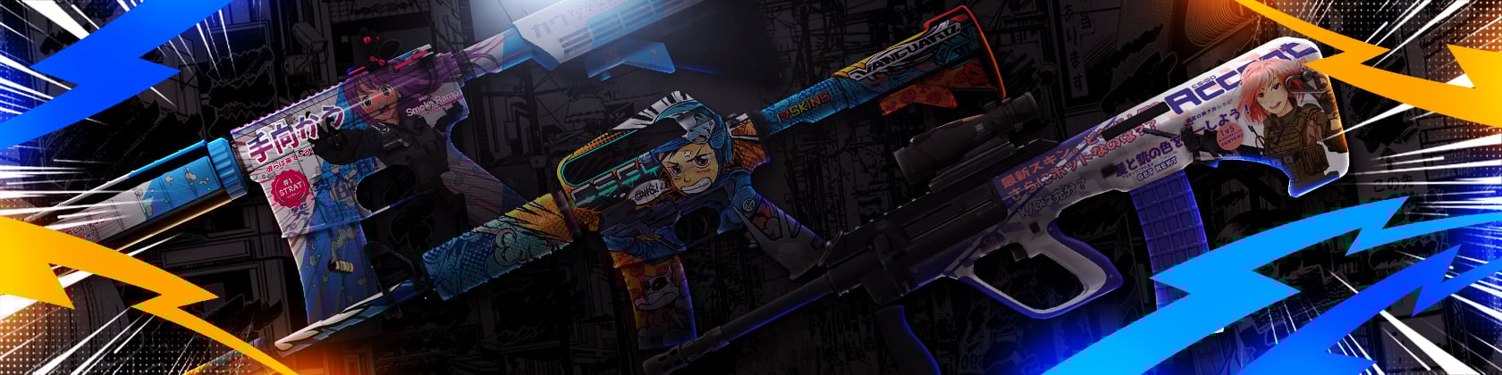 Best CS2 (CS:GO) Anime Stickers | Complete Anime Sticker List