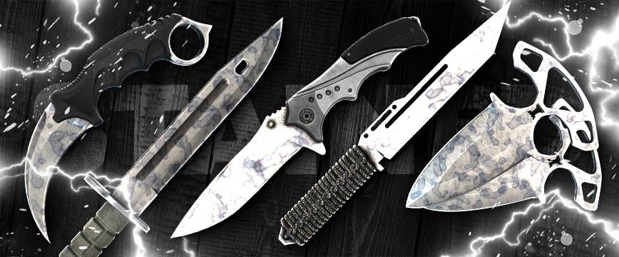 Best CS2 (CS:GO) White Skins | Top White CS2 Gloves & Knives