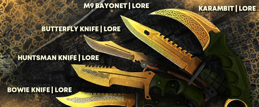Best CS2 (CS:GO) Gold Skins: Rarest CS2 Gold Knives