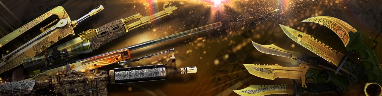 Best CS2 (CS:GO) Gold Skins: Rarest CS2 Gold Knives