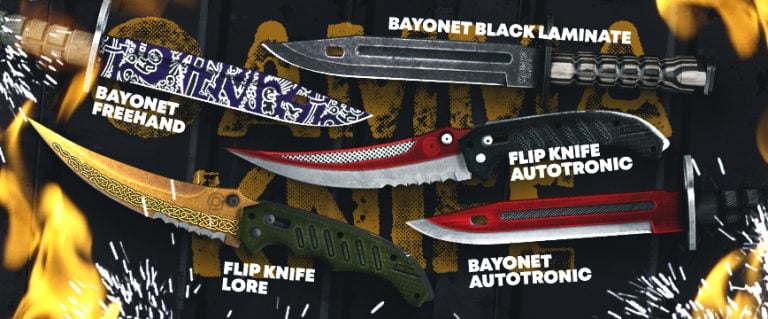 Gamma Knife CS2 Skins In Exclusive Gamma Doppler Case