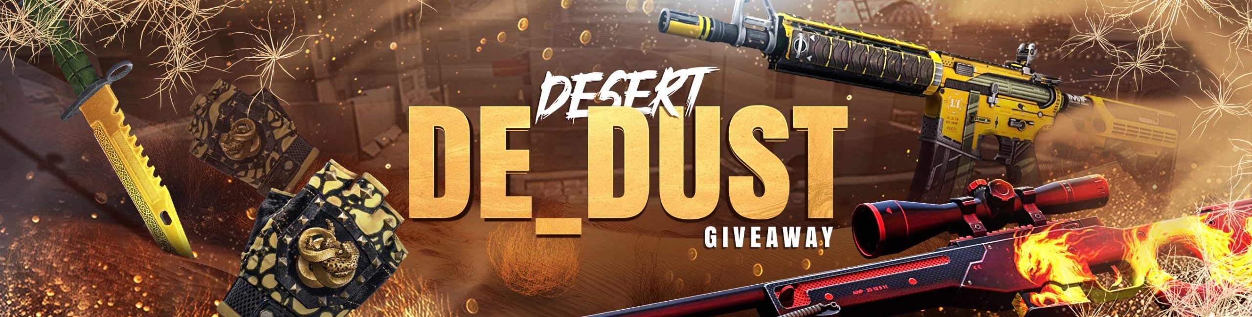 Join the Desert de_Dust Giveaway – Get Exclusive CS2 Skins!