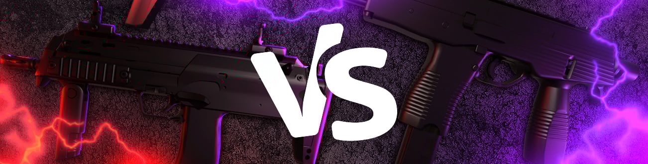 MP9 vs MP7 in CS2 (CS:GO) | Full Stats & Skins Comparison