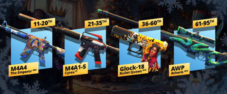 Snow Symphony Giveaway by Hellcase | Get Amazing CS2 Skins!