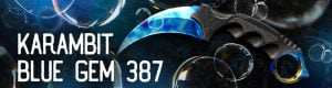 Most Expensive Knife in CS2: Karambit Blue Gem