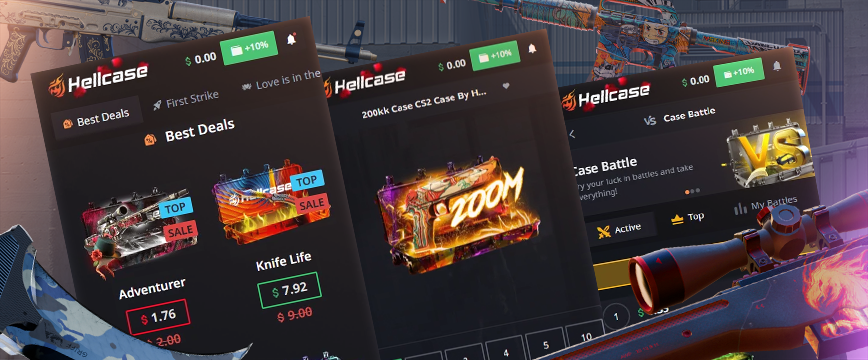 Hellcase App – Open CS2, Dota 2 & Rust Cases Anytime on Mobile