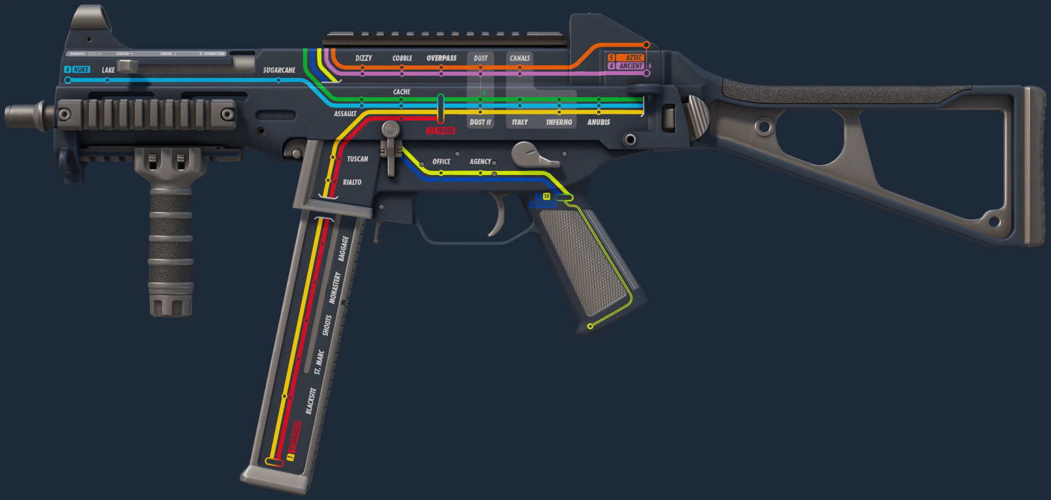 CS2 Train 2025 Collection – Full Skin Review & Investment Insights