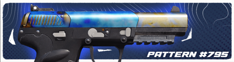 Five-SeveN Case Hardened Blue Gem Patterns: Full Tier List & Prices