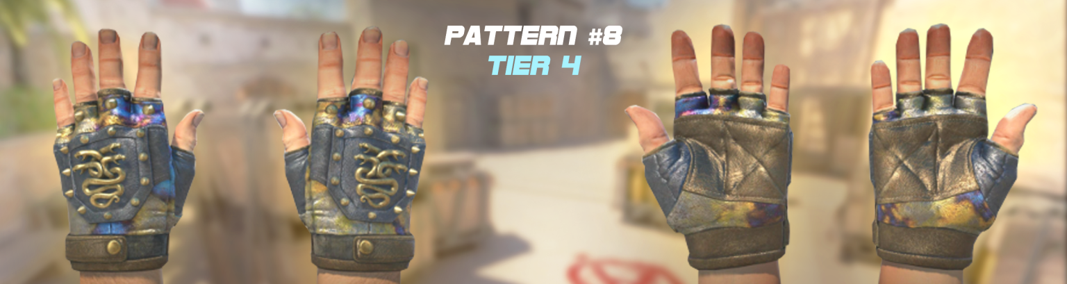 Hydra Gloves Case Hardened Blue Gem Patterns