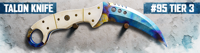 Talon Knife Blue Gem Patterns Guide | Case Hardened CS2 Skins Explained