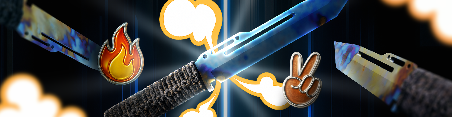 Paracord Knife Case Hardened Blue Gem Patterns in CS2 Explained