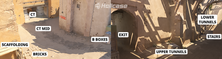 Dust 2 Callouts CS2 Guide – All Map Positions (A Site, B Site & Mid)